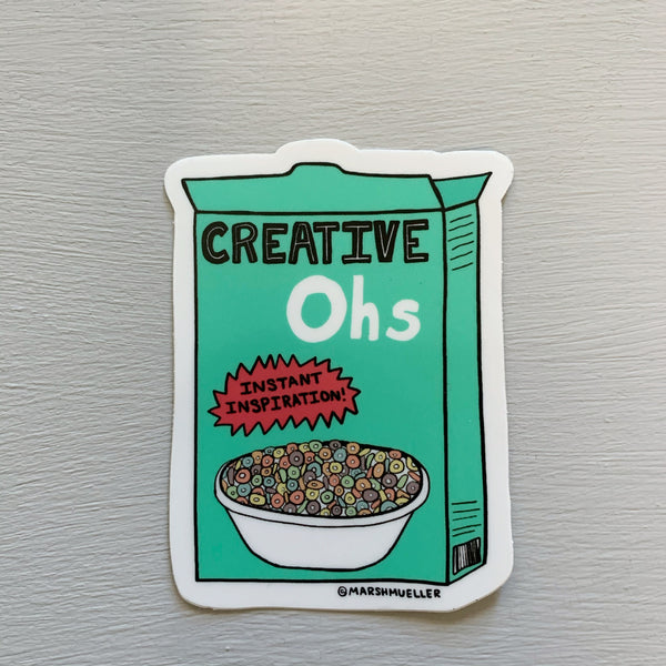 Creative Ohs Sticker - hollymarshmallow