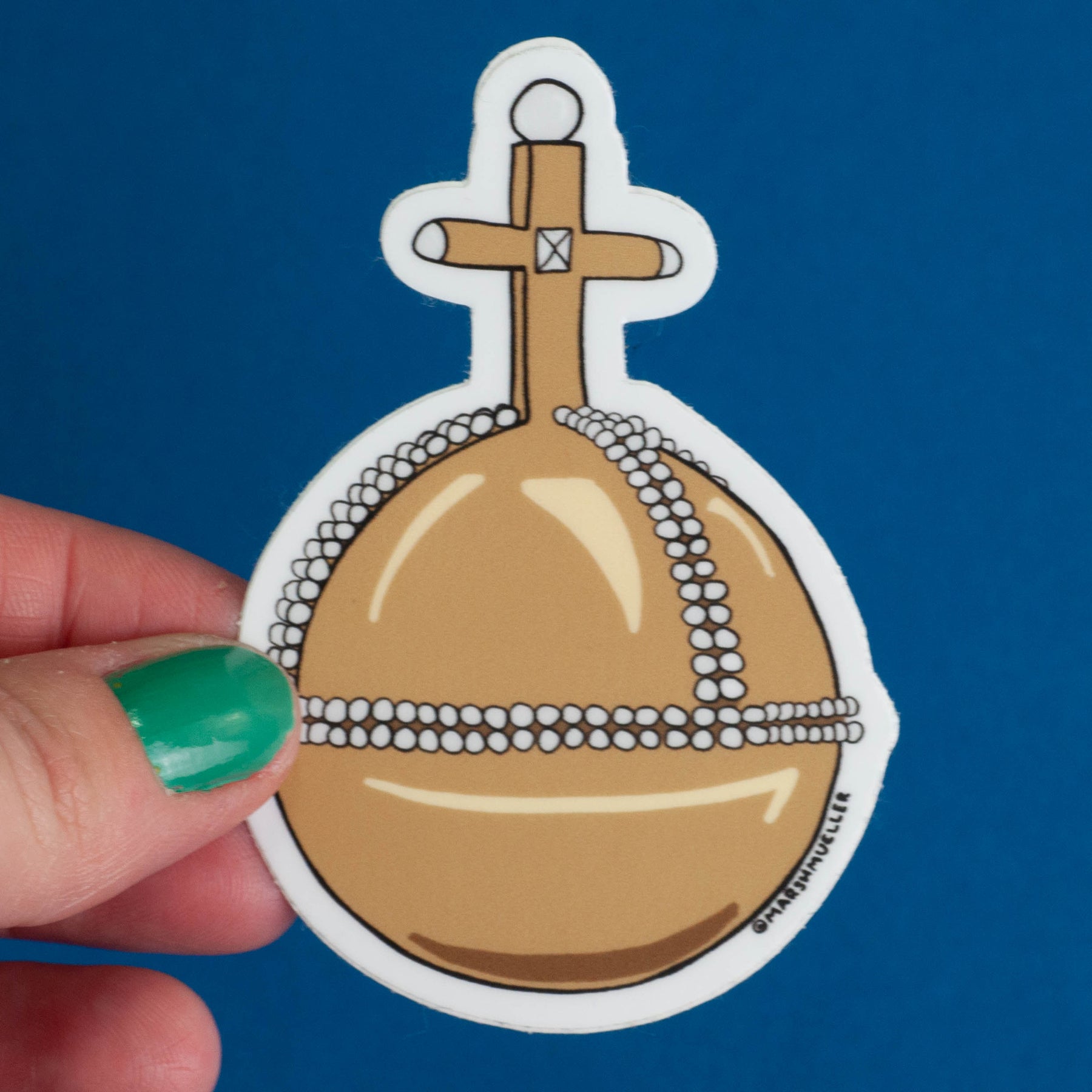 Holy Hand Grenade Sticker - hollymarshmallow